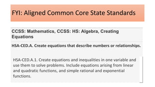 2.3 applications of equations (oct 24 pre lesson) | PPTX