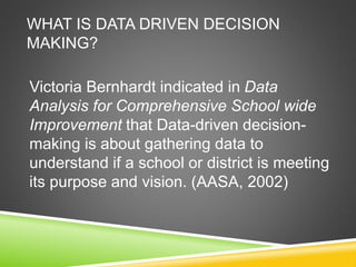 data driven decision making | PPTX