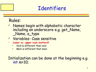 2.overview of c++ ________lecture2 | PPT