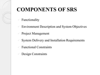 2.software requirement specification | PPTX