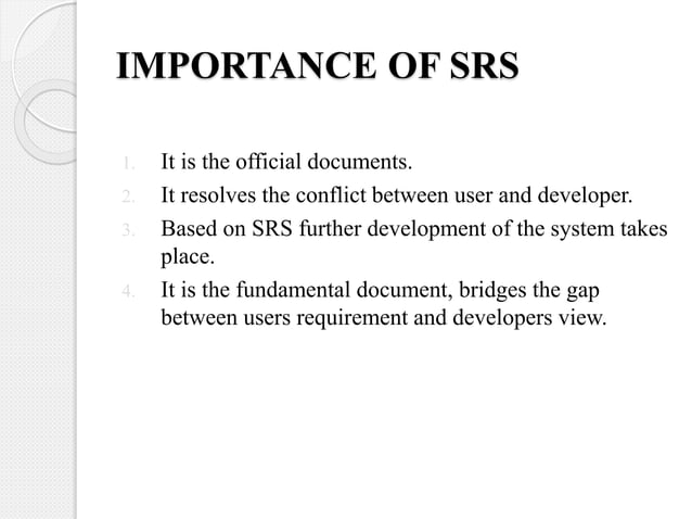 2.software requirement specification | PPTX