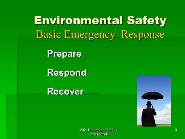 2.01 basic emergency response | PPT