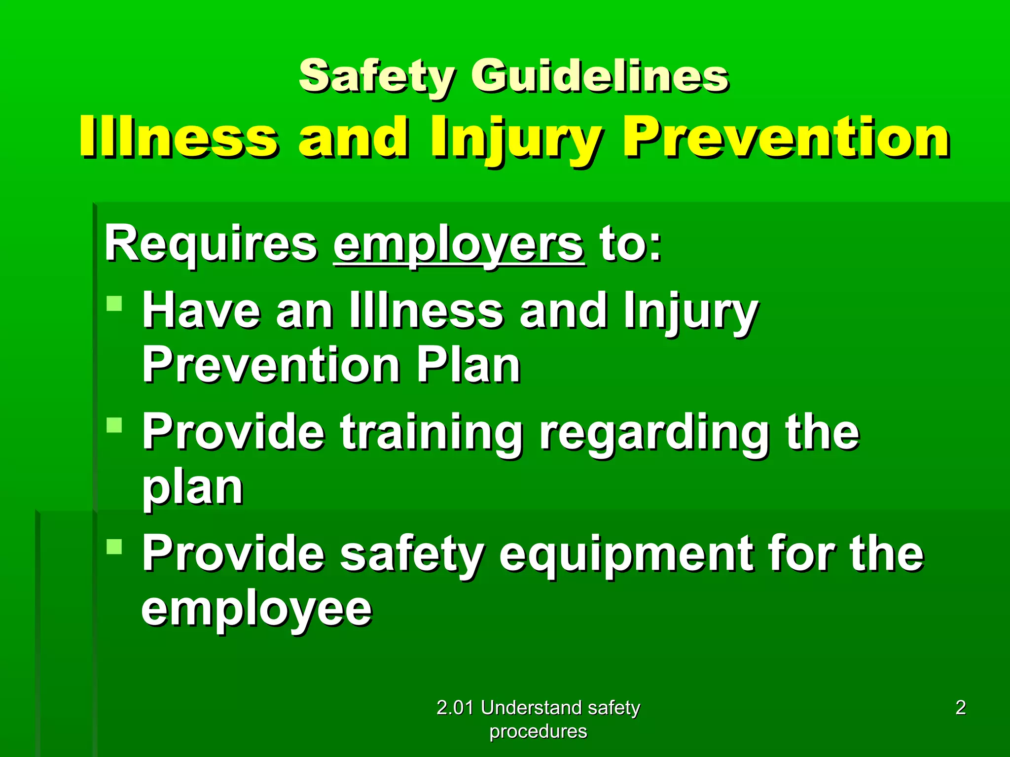 2.01 safety considerations | PPT