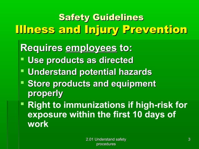 2.01 safety considerations | PPT