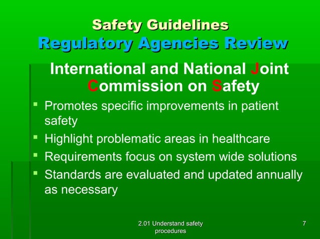 2.01 safety considerations | PPT