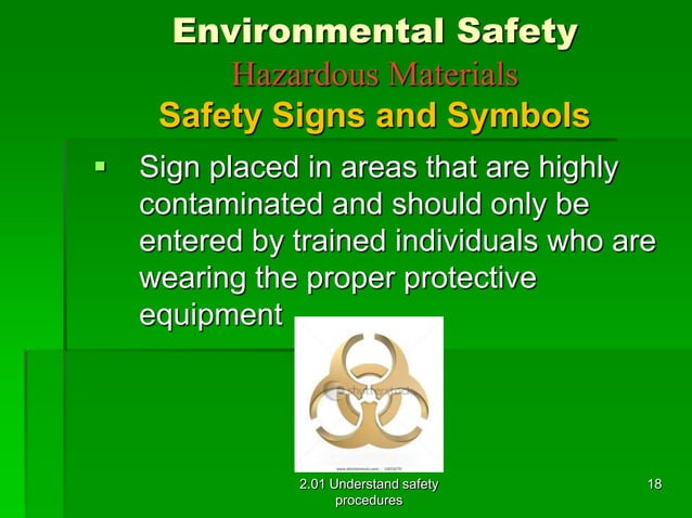 2.01 environmental safety | PPT
