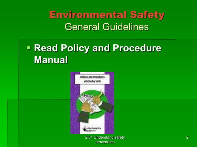 2.01 environmental safety | PPT