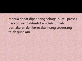 teori proses menua | PPT