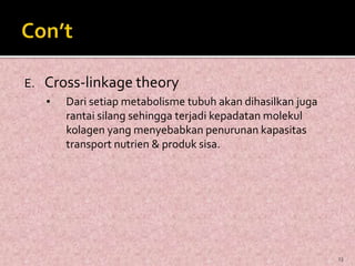 teori proses menua | PPT