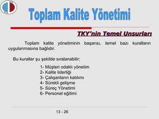 Toplam Kalite Yönetimi | PPT