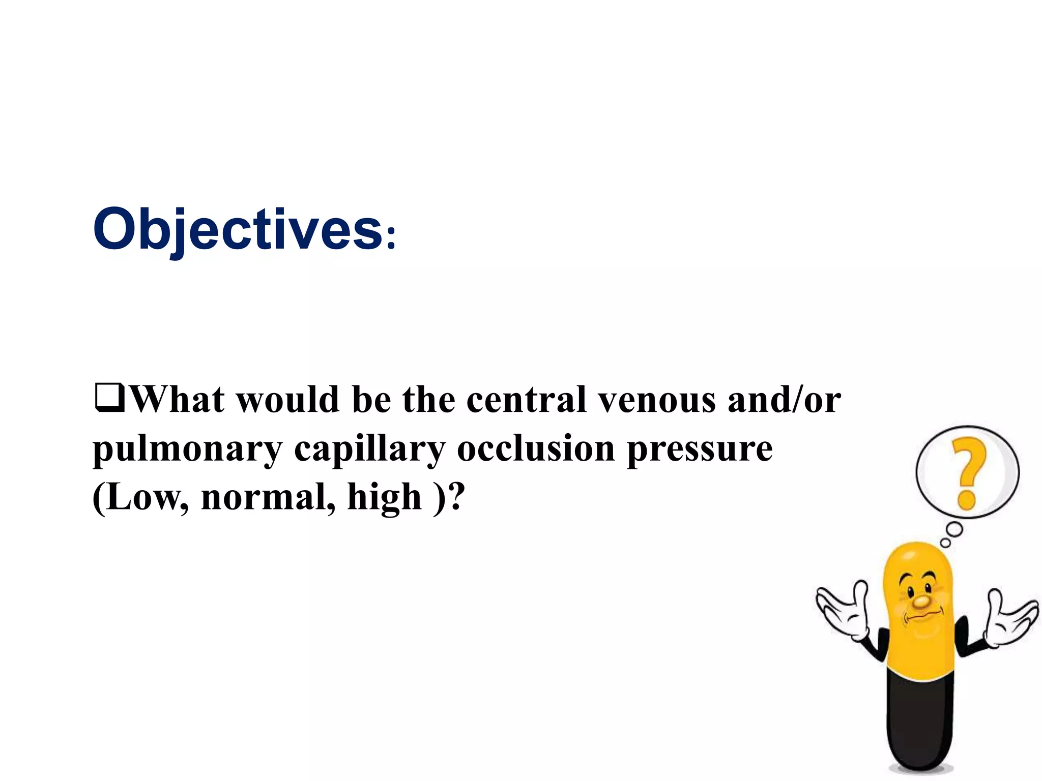 The CVP in hypovolemic shock. | PPTX