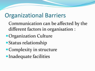 2.barriers in communication | PPTX