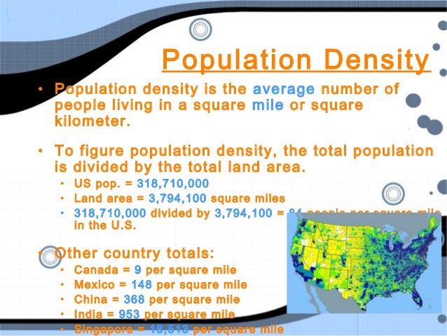 2.3 Notes - Population Patterns