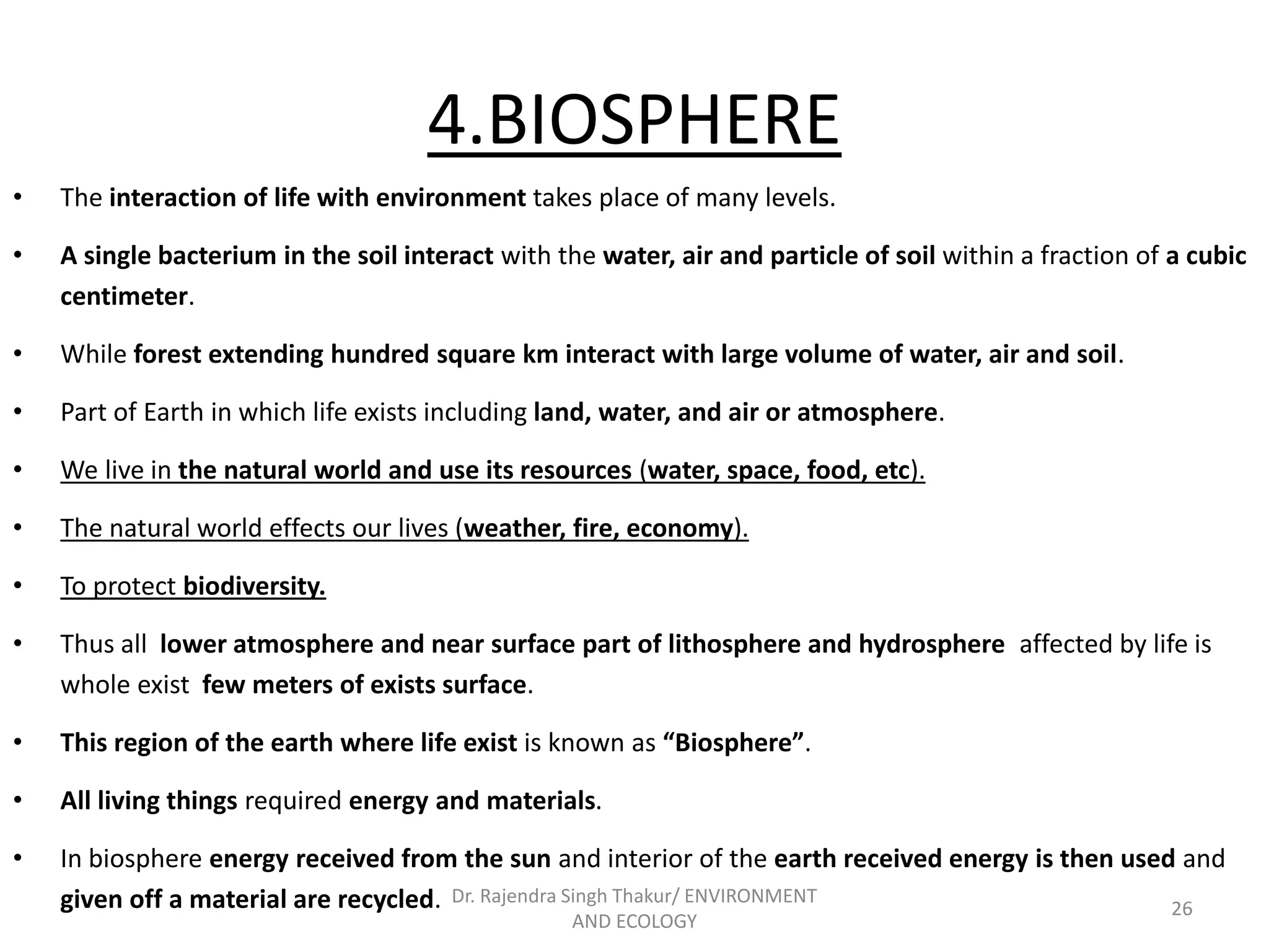 Environment and its segments | PPTX