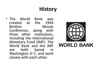World Bank - International Business - Manu Melwin Joy | PPTX