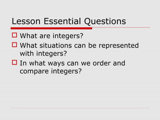 2. operation with integers | PPT