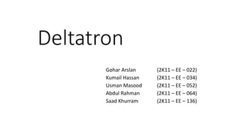 Deltatron or Engetron | PDF