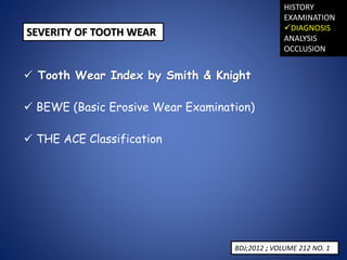 2.diagnosis restoration of worn dentition | PPT