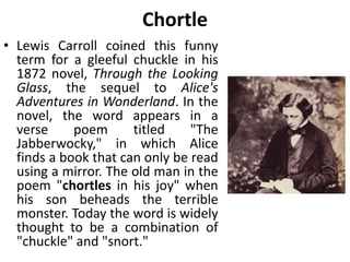 9 novel english neologisms - Manu Melwin Joy | PPT