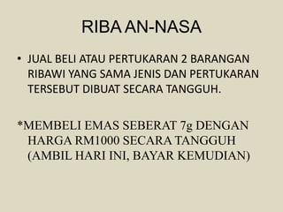 2.1 riba muamalat | PPTX