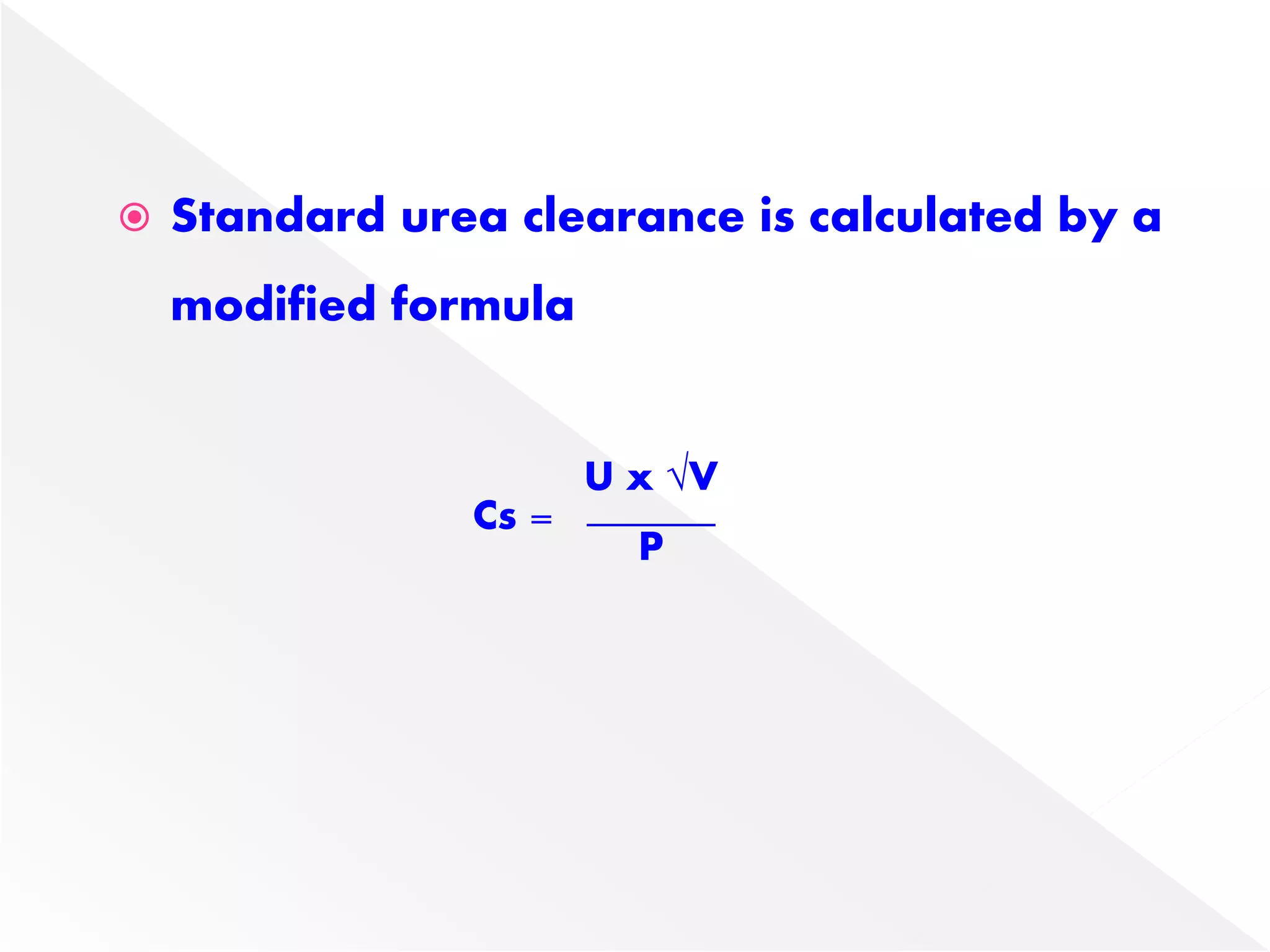 RENAL FUNCTION TESTS (RFT) | PPTX