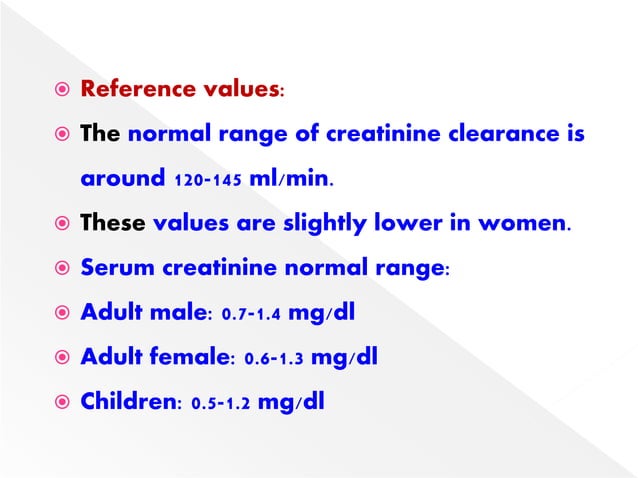 RENAL FUNCTION TESTS (RFT) | PPTX