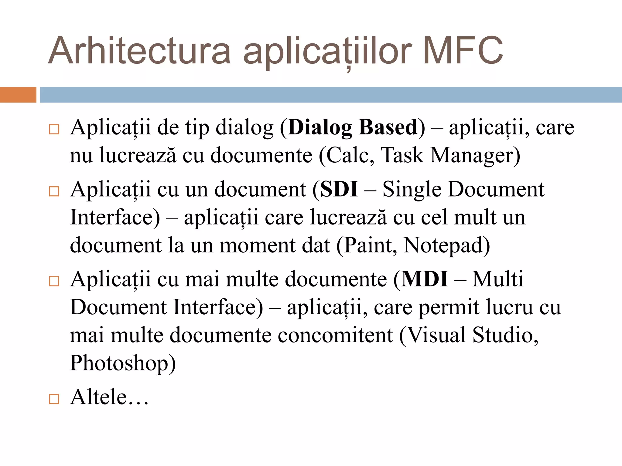 mfc introducere | PPT