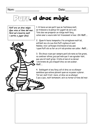 2. puff, el drac màgic | PDF