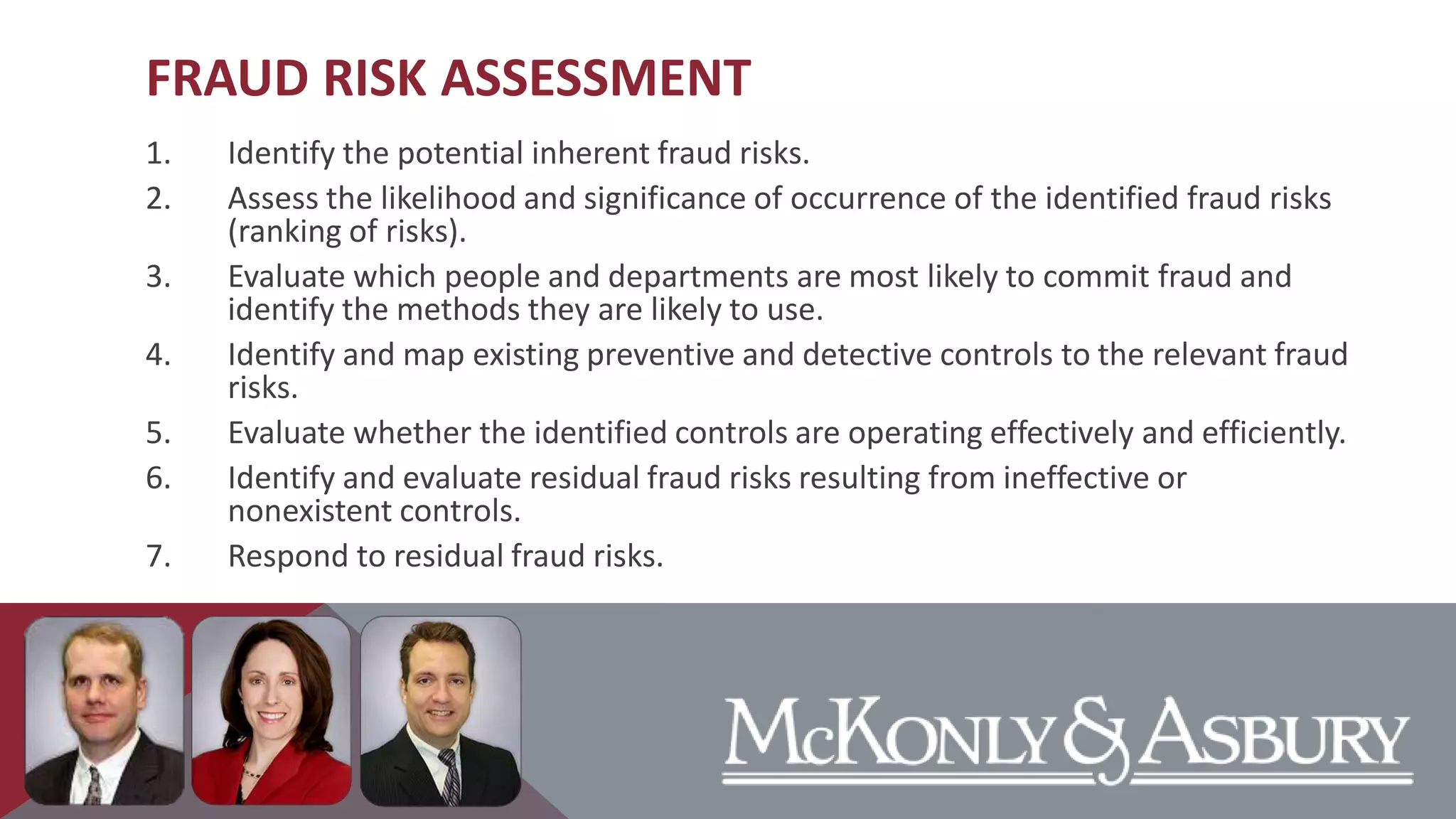 How Do Fraud Risk Assessments Fit In Your Organization? | PPTX