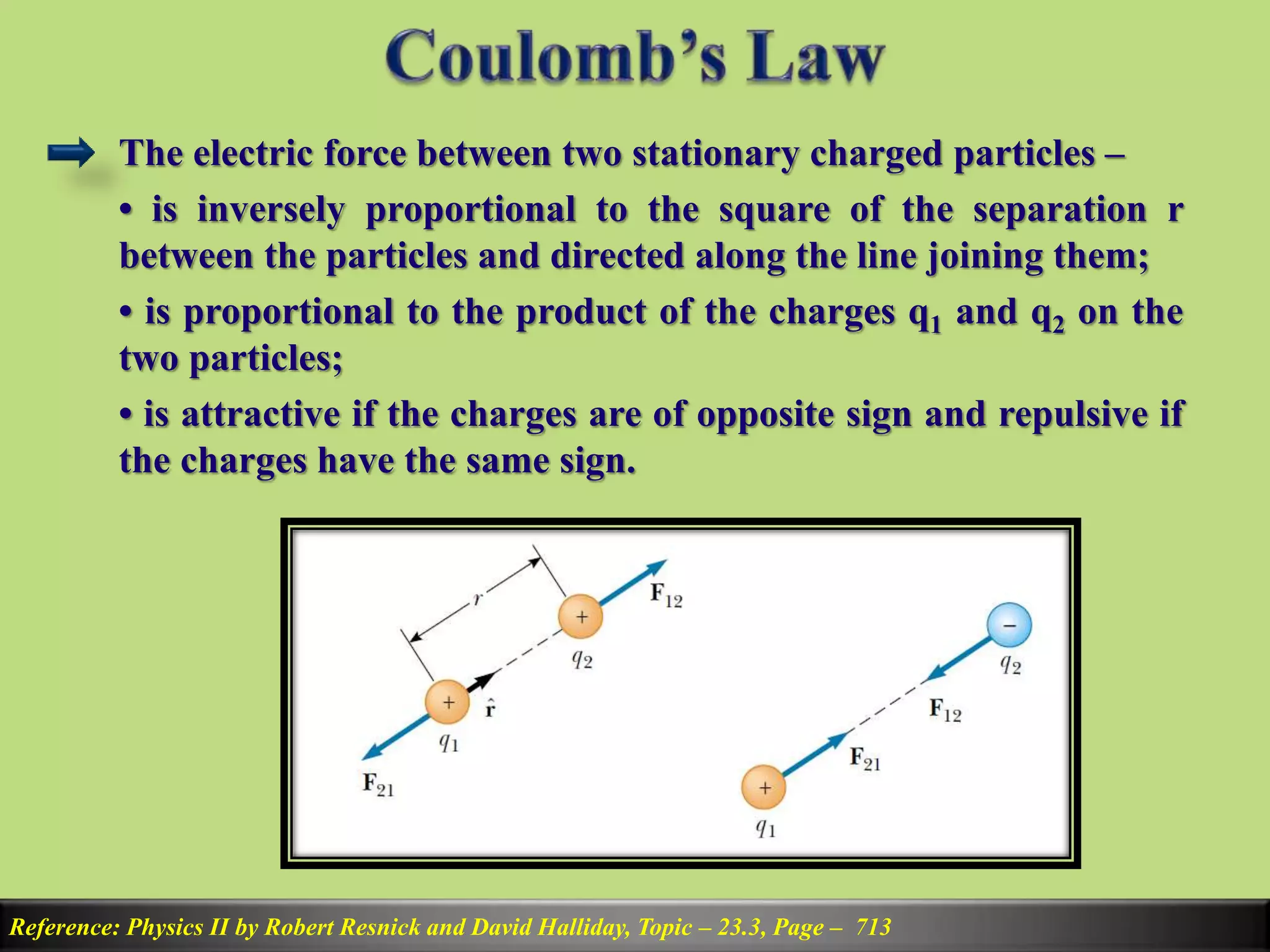 2. electric field calculation | PPTX