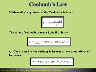 2. electric field calculation | PPTX