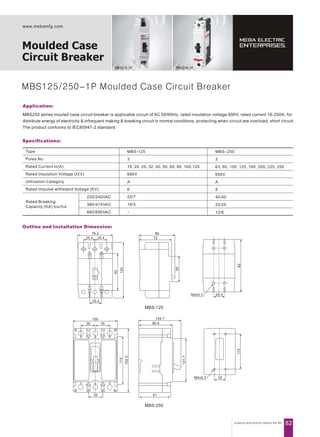 2.MCCB -Meba | PDF