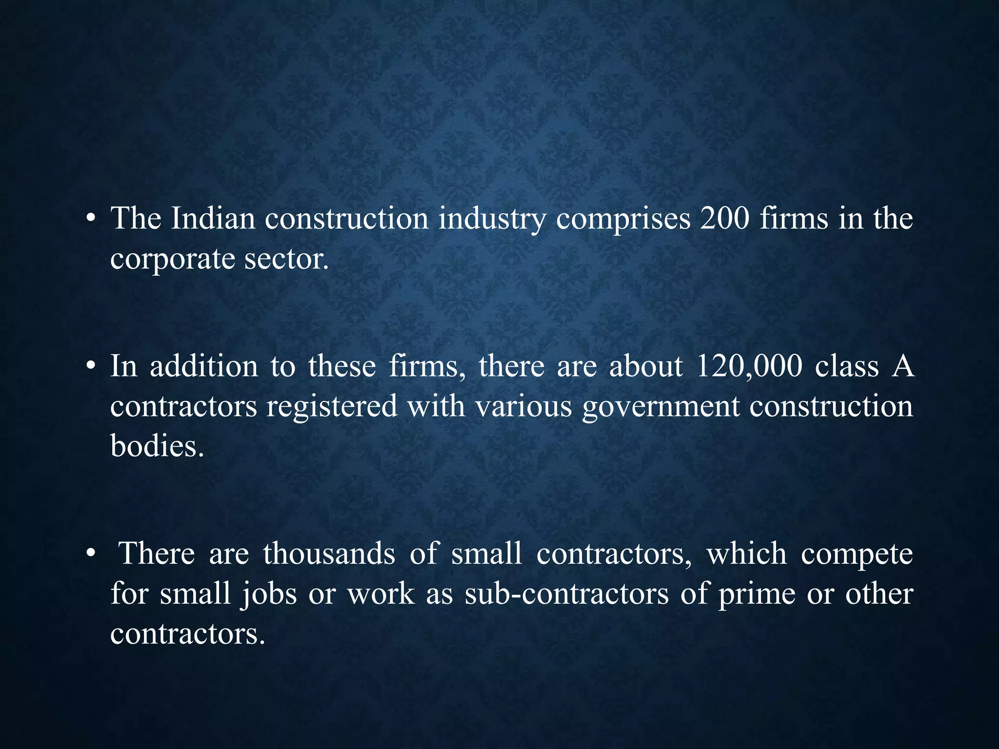 Construction Industry | PPT