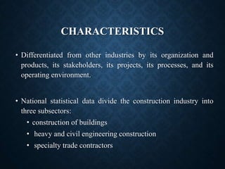Construction Industry | PPTX