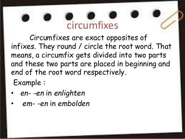 affixation in morphology