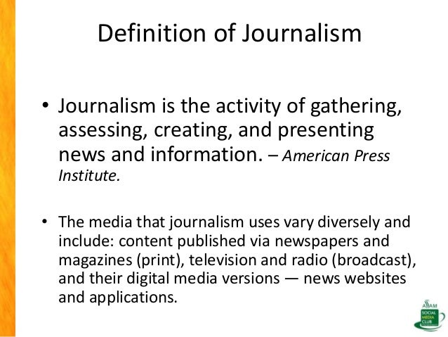What is Digital Journalism?