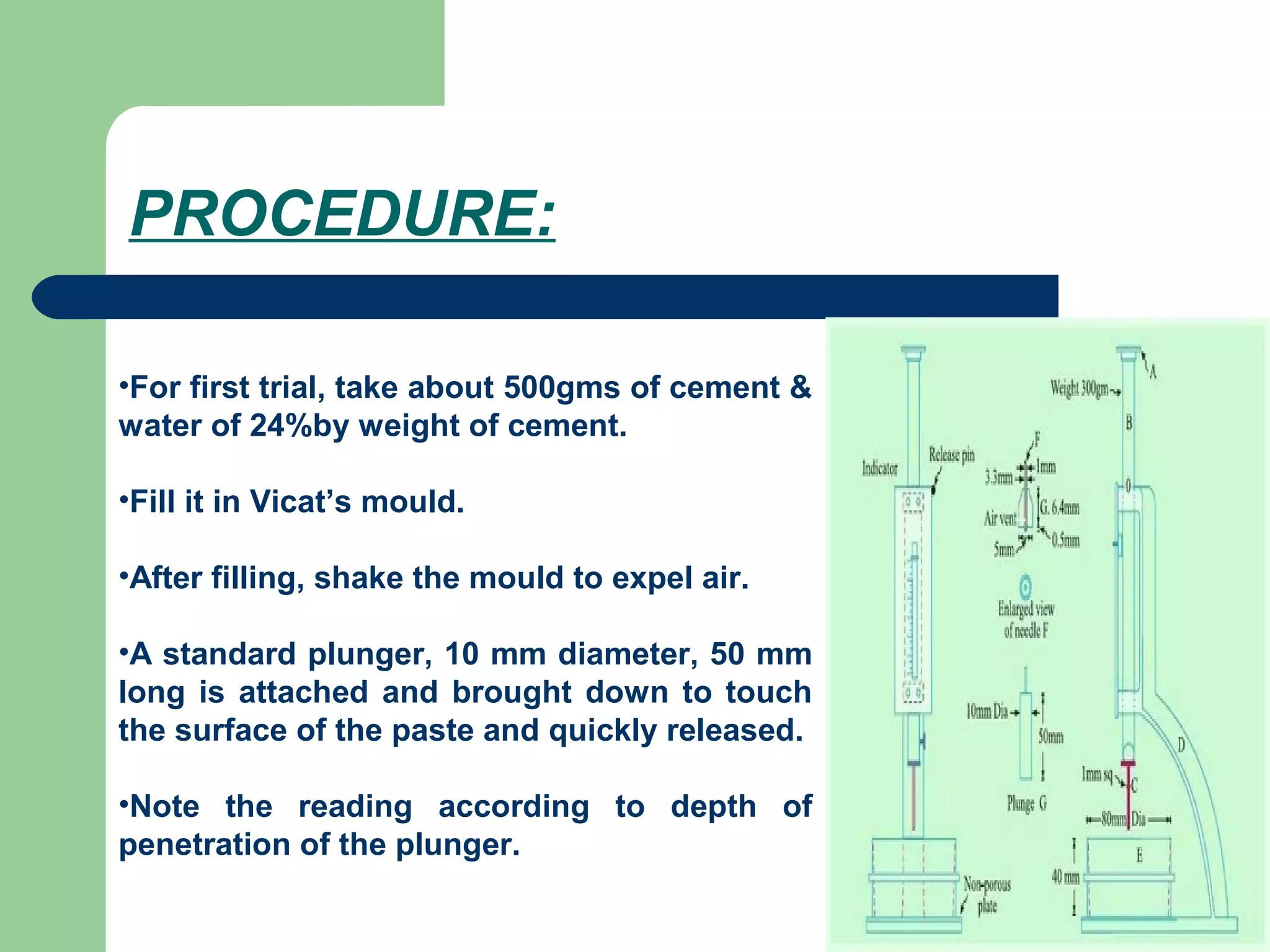 2. testing of cement ppt | PPT