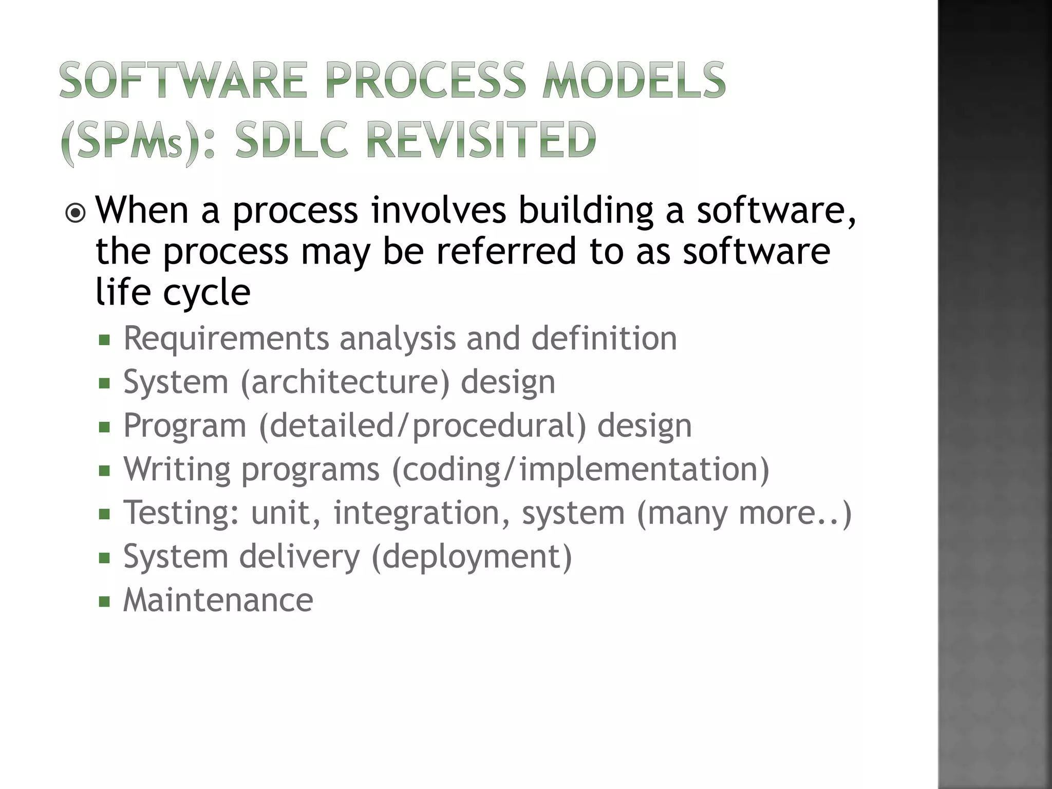 Software Process Models | PPTX
