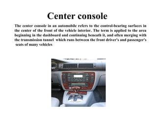 Vehicle Body Terminology, Visibility & Space | PPT