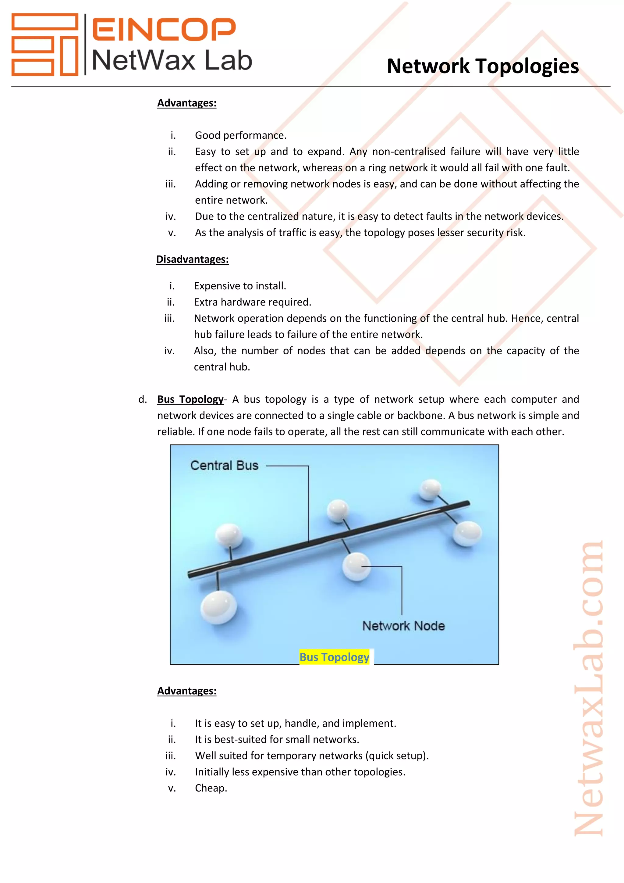 Network Topologies | PDF