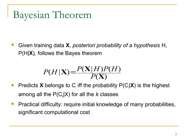 2.3 bayesian classification | PPT | Technology & Computing