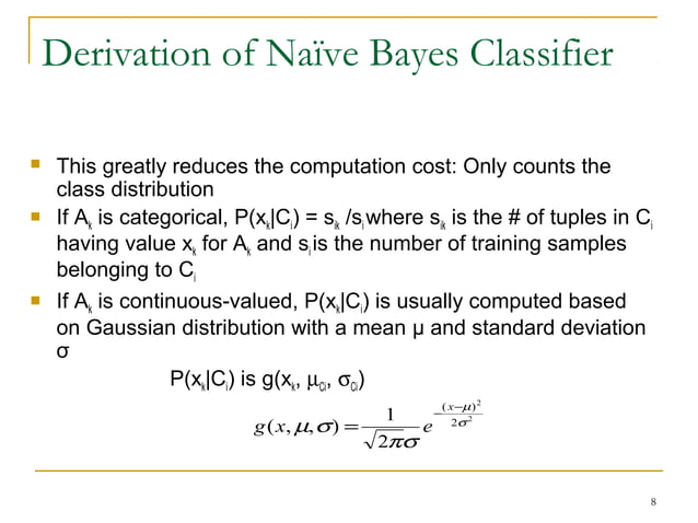 2.3 bayesian classification | PPT | Technology & Computing