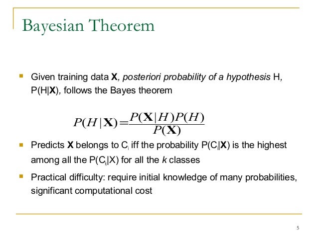 2.3 bayesian classification