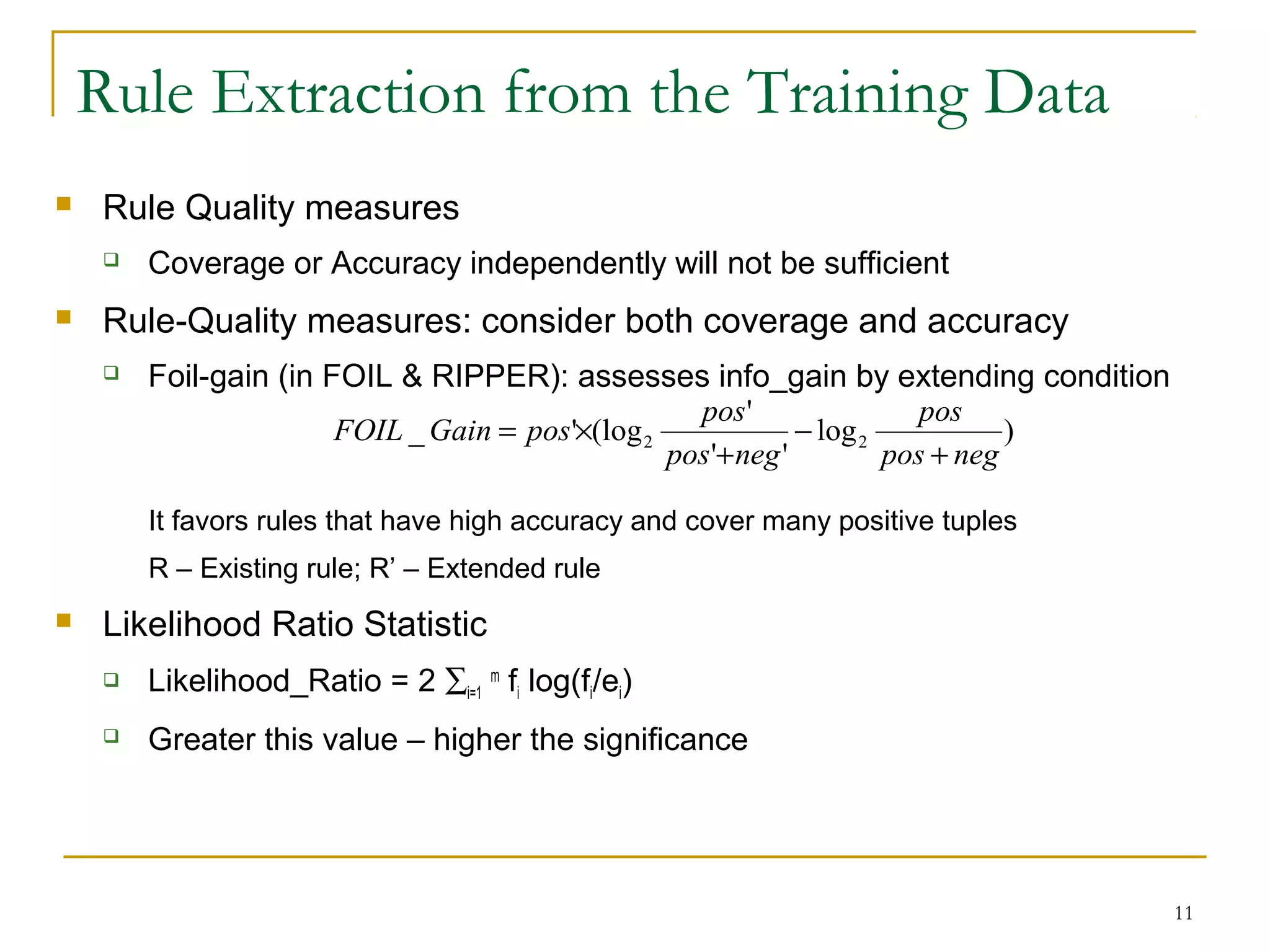 2.4 rule based classification | PPT | Technology & Computing