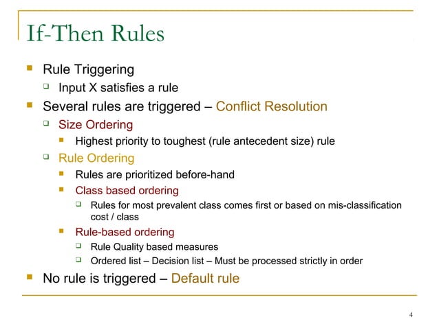 2.4 rule based classification | PPT | Technology & Computing