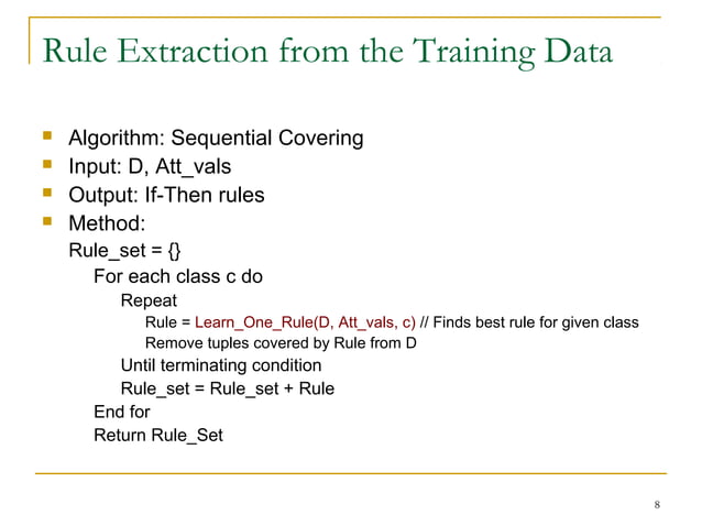 2.4 rule based classification | PPT | Technology & Computing