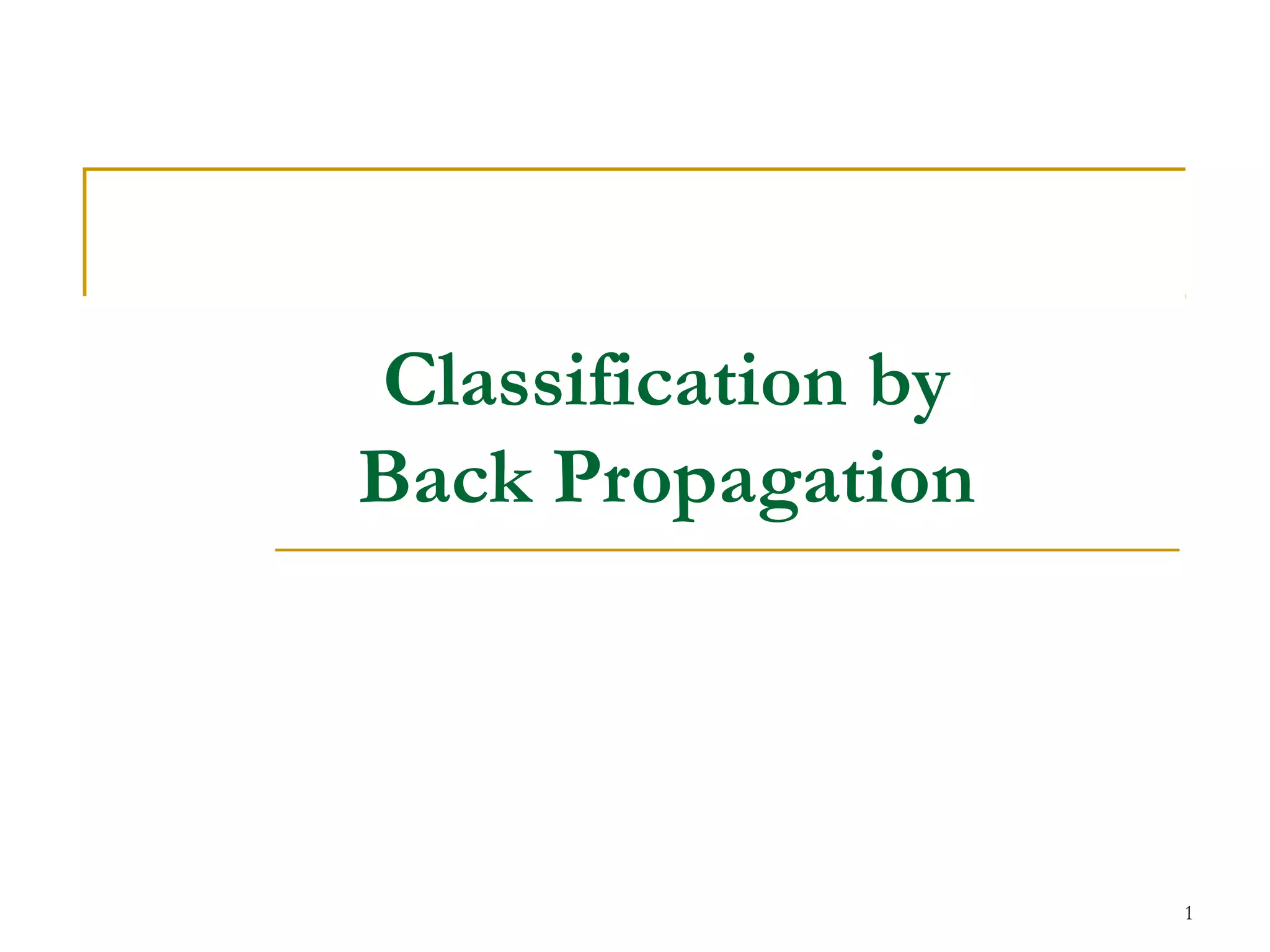2.5 backpropagation | PPT