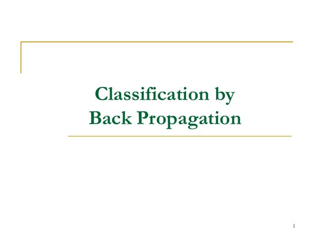 2.5 backpropagation