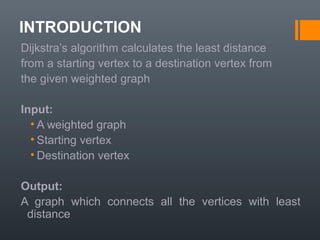 2.3 shortest path dijkstra’s | PPT | Programming Languages | Computing