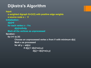 2.3 shortest path dijkstra’s | PPT | Programming Languages | Computing